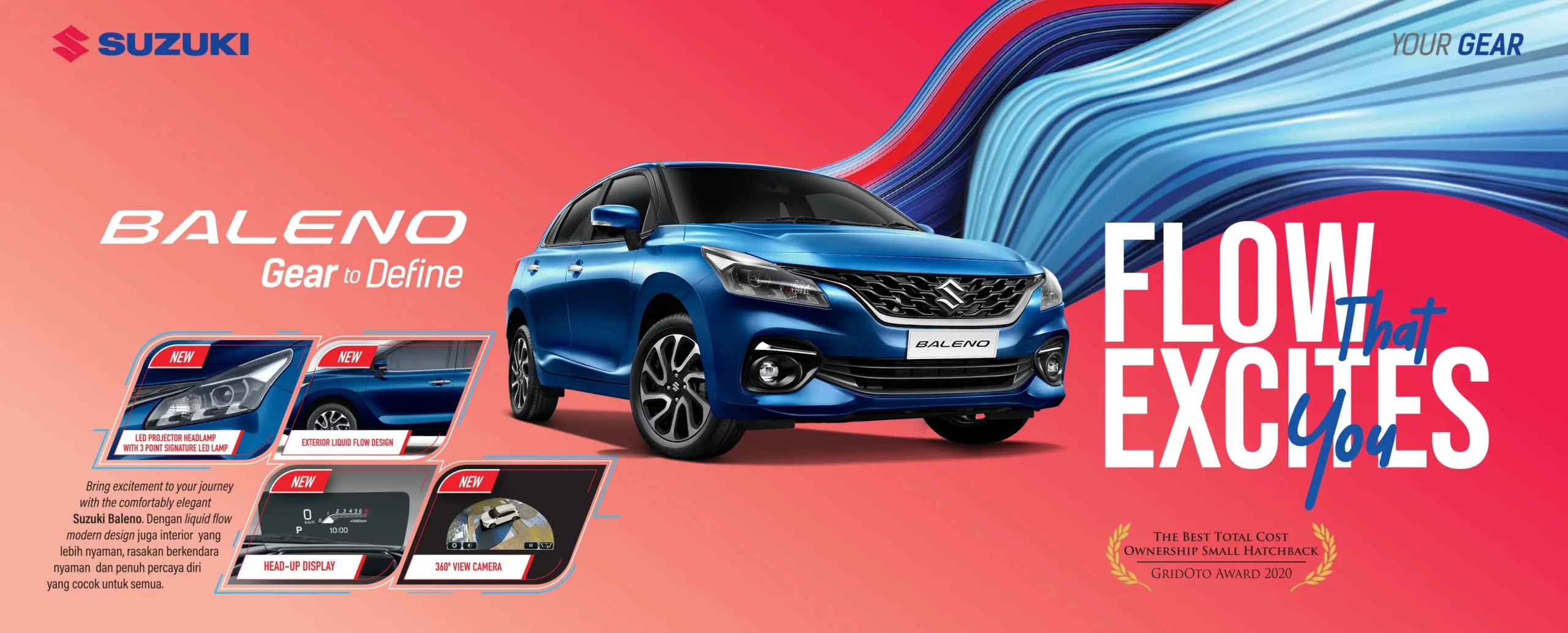 Suzuki New Baleno Mobil Paket Komplit Dikelas Hatchback 2023