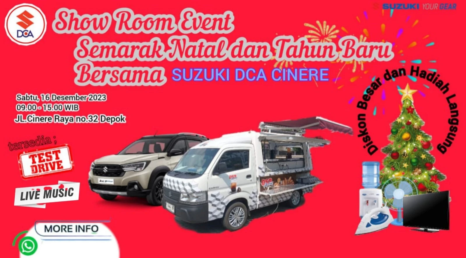 KUNJUNGI SHOWROOM EVENT SUZUKI DEPOK, AKHIR TAHUN BANYAK PROMO NYA