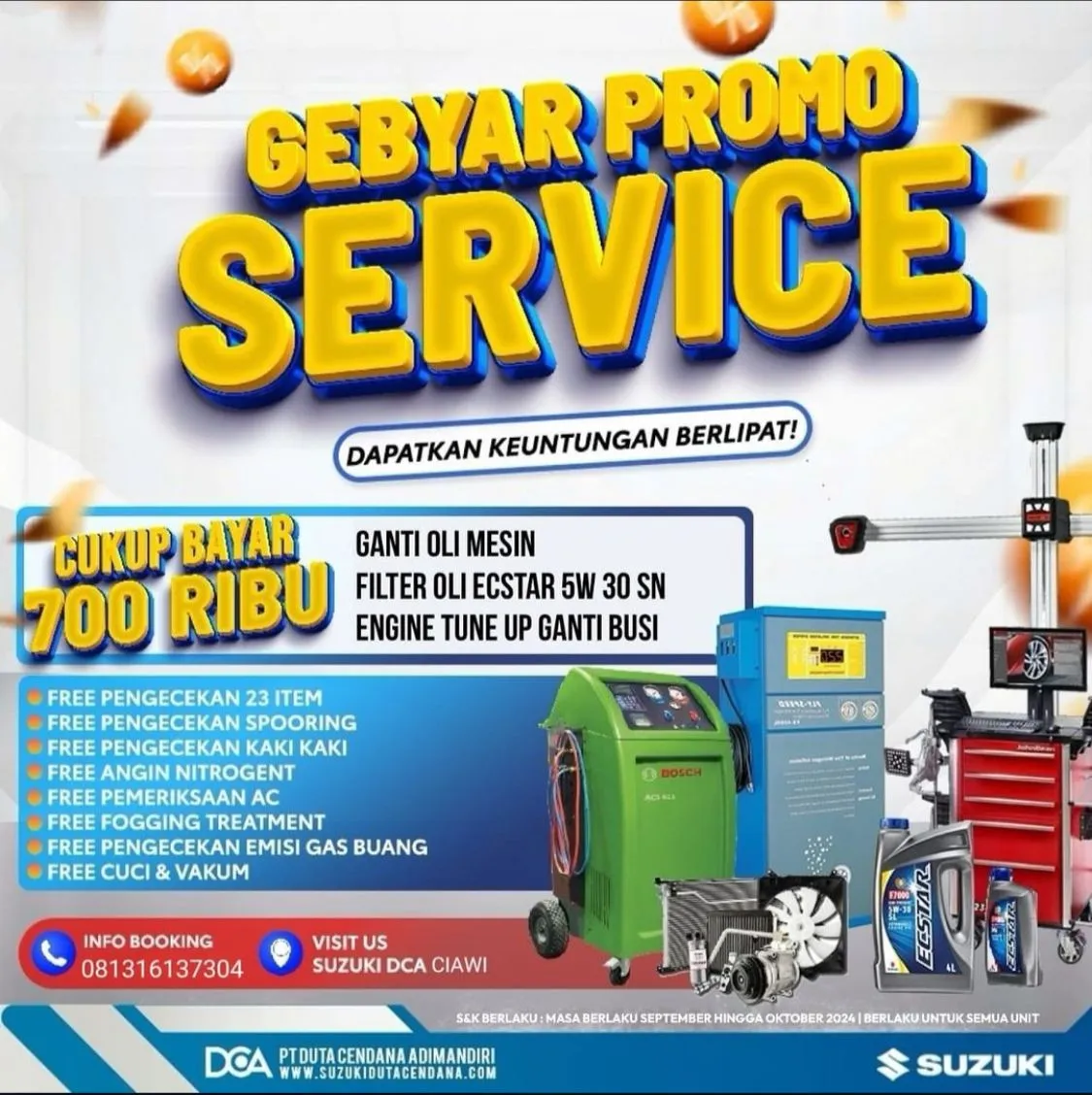 PROMO SERVIS OKTOBER SUZUKI BOGOR